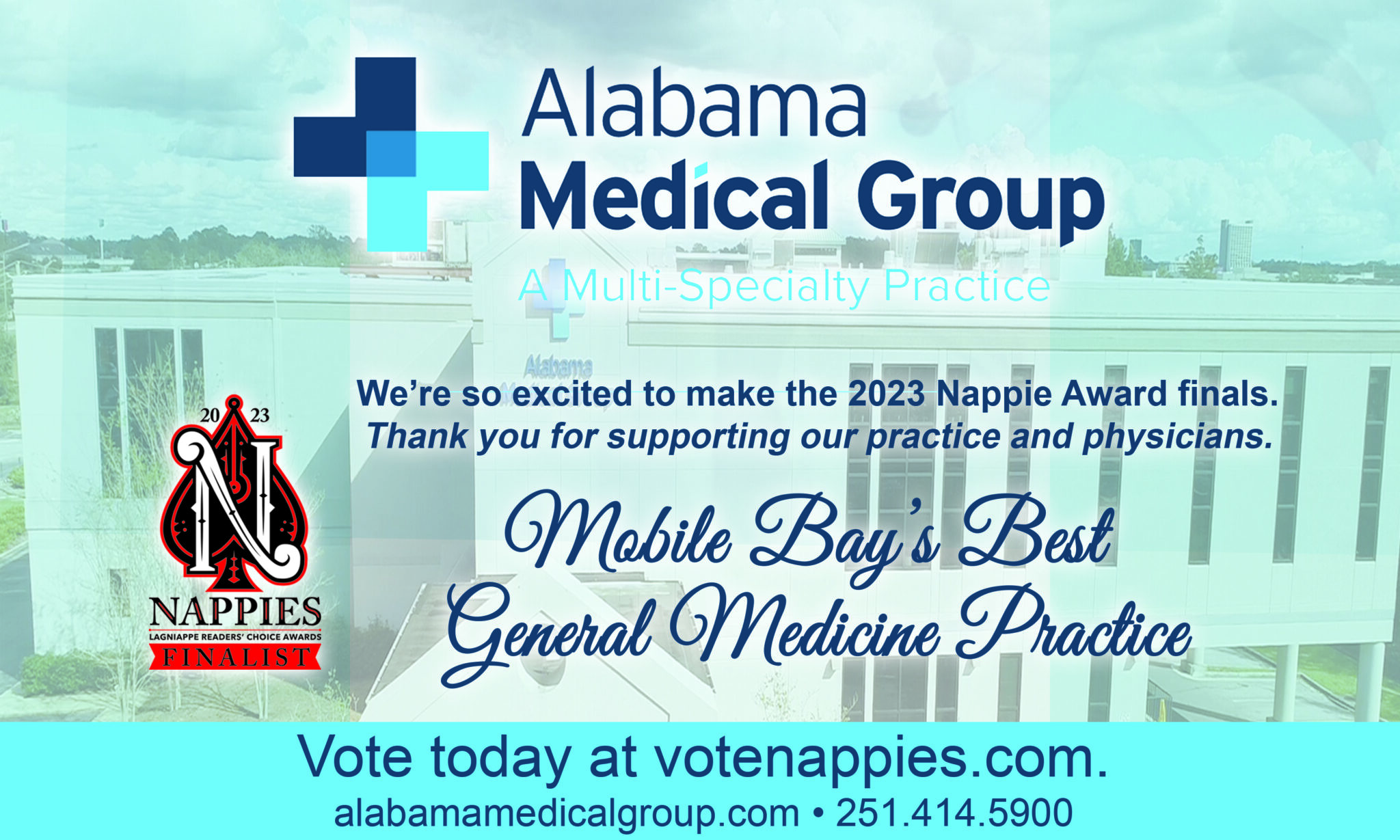 Alabama Medical Group has been Nominated for “Mobile Bay’s Best General ...